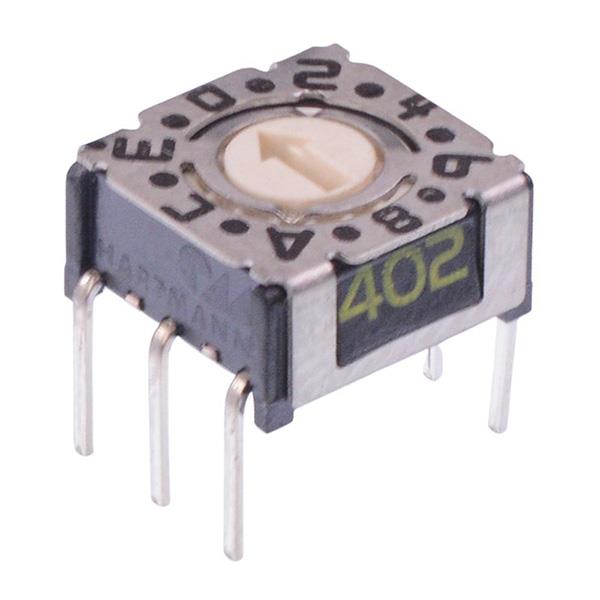 P36106 APEM Low Profile Hexadecimal Rotary Code Switch — Switch ...