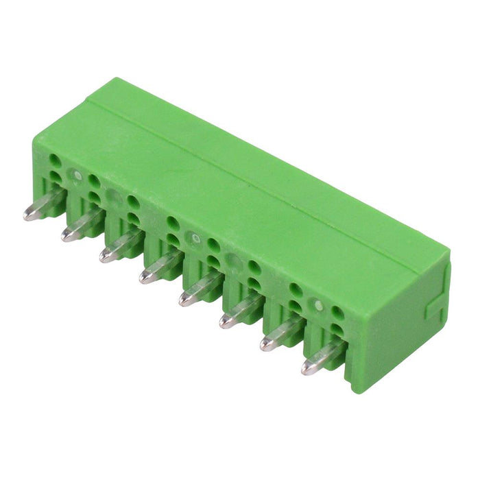 8-Way 3.5mm Vertical PCB Header Closed Ends Green 10A 300V — Switch ...