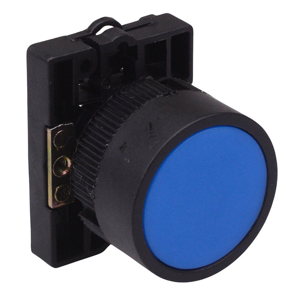 Techna PtecPNBlue Blue Flush Push Button Switch — Switch Electronics ...