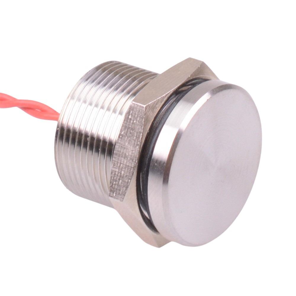 PBAR9AFB026 APEM Momentary NO 19mm Piezo Switch Stainless Steel Prewir ...
