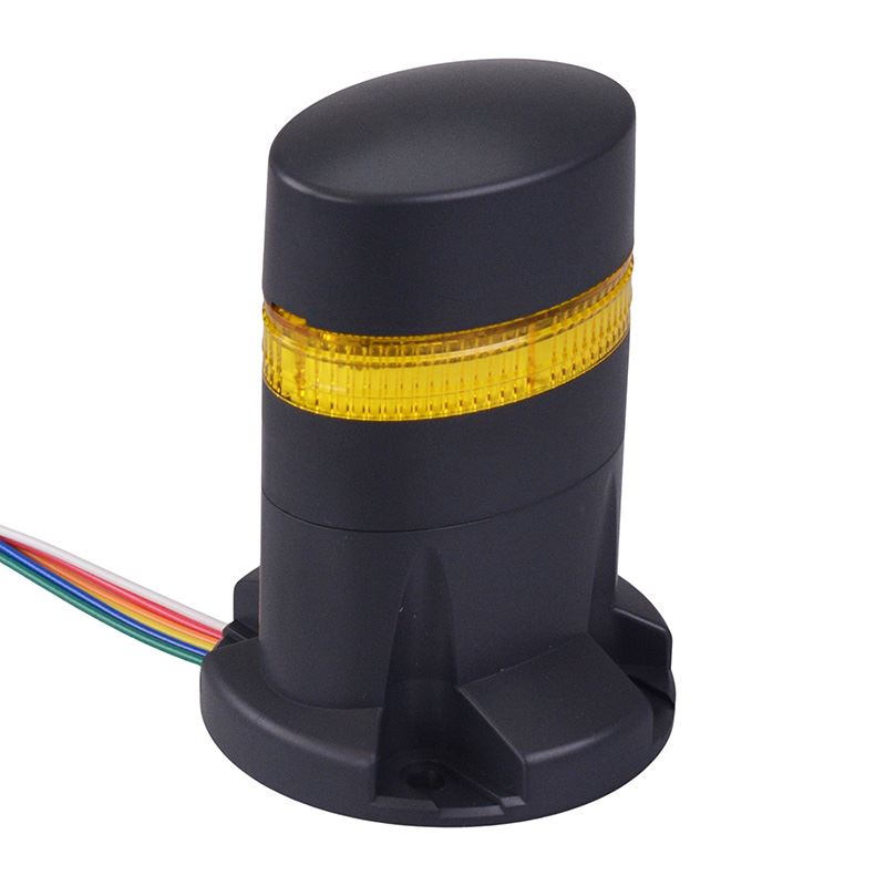 LD6A-1DQB-Y Yellow Stack Light LED Tower Direct Mount 24VAC/DC IDEC ...
