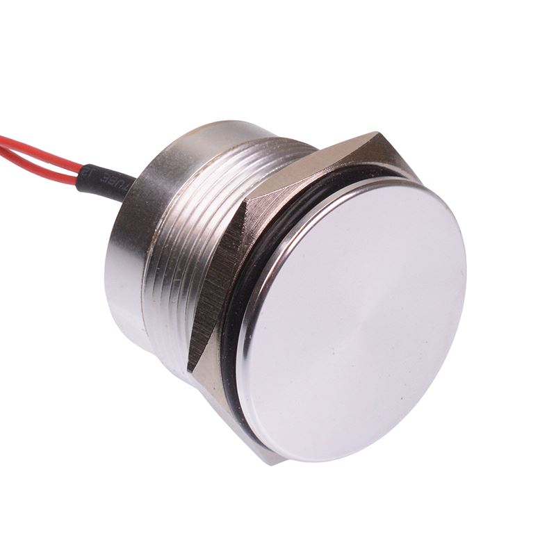 Off-(On) 22mm Metal Momentary Piezo Switch SPST — Switch Electronics ...