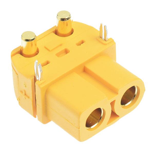 XT60PW-F Female Gold Plated Connector 30A AMASS — Switch Electronics | Your One Stop Component Shop