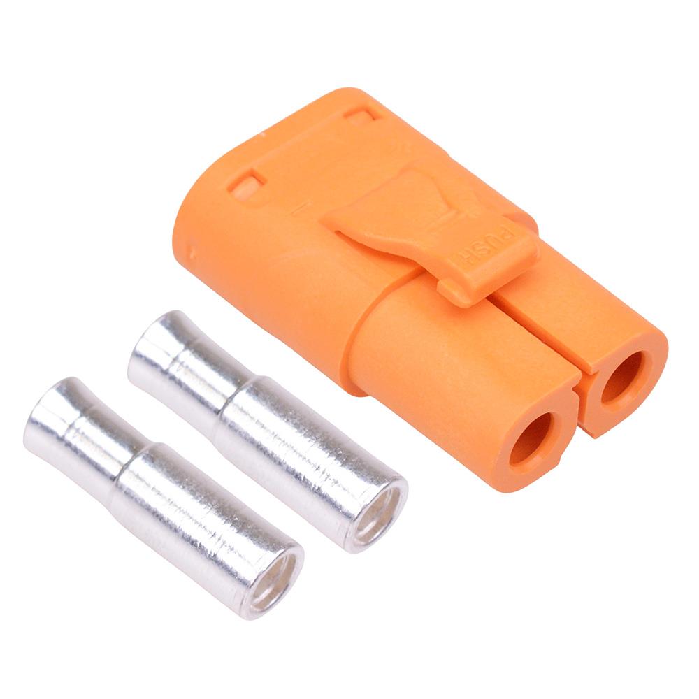 LCB50-F Female 2-Pin Silver Plated Connector 40A AMASS — Switch Electronics | Your One Stop ...