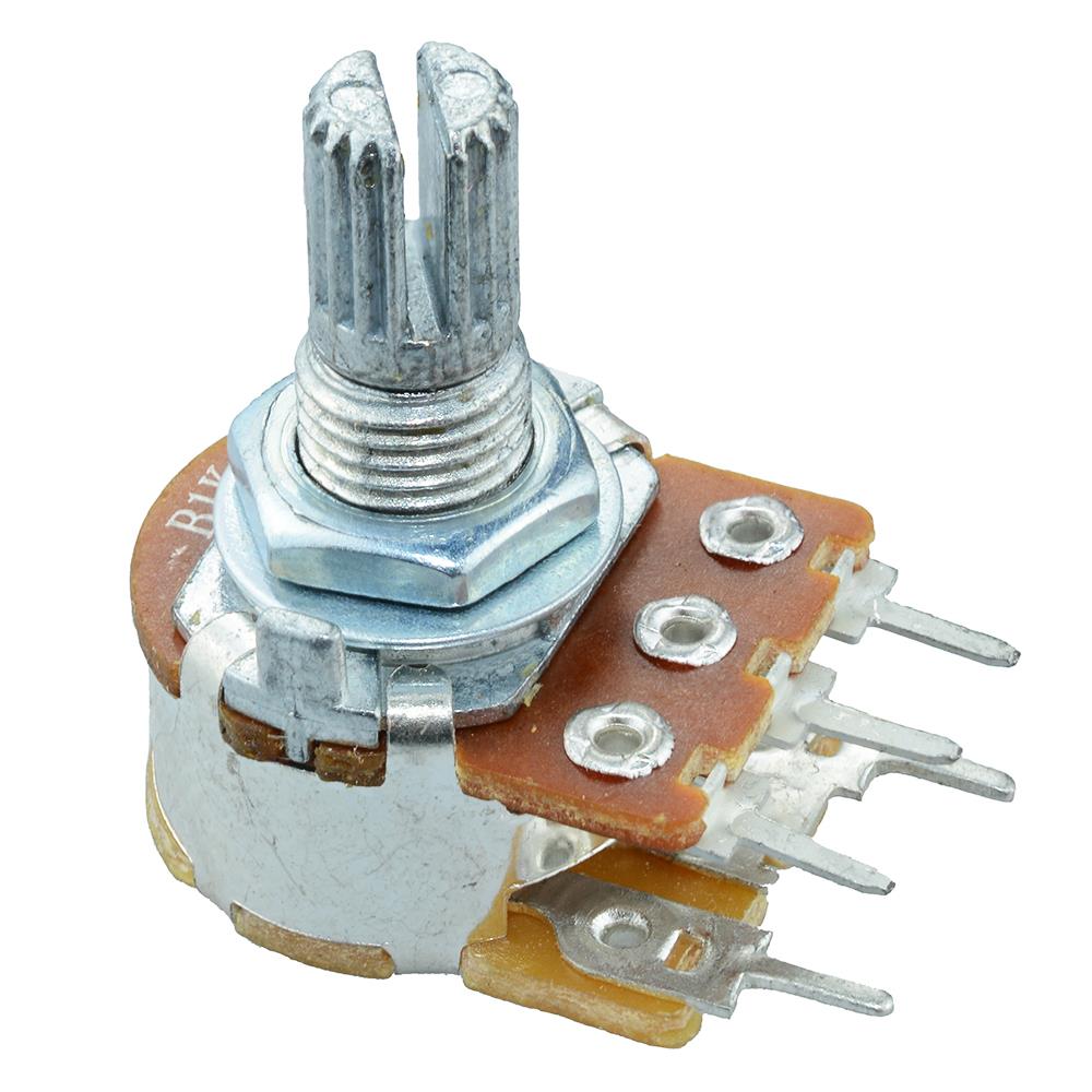 220K Logarithmic 16mm Potentiometer with Switch — Switch Electronics ...