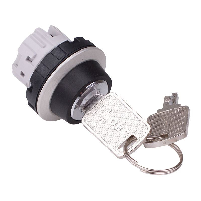 CW4K-2A 2 Position Maintained Key Switch Head Metalic Bezel IDEC ...
