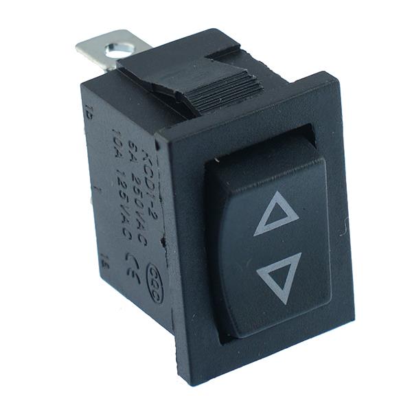 On-Off-On Arrow Rectangle Rocker Switch SPDT — Switch Electronics ...