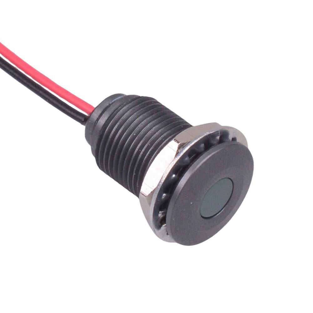 Q10F5ACXXG12E Green 10mm 12VDC LED Panel Indicator IP67 APEM — Switch ...