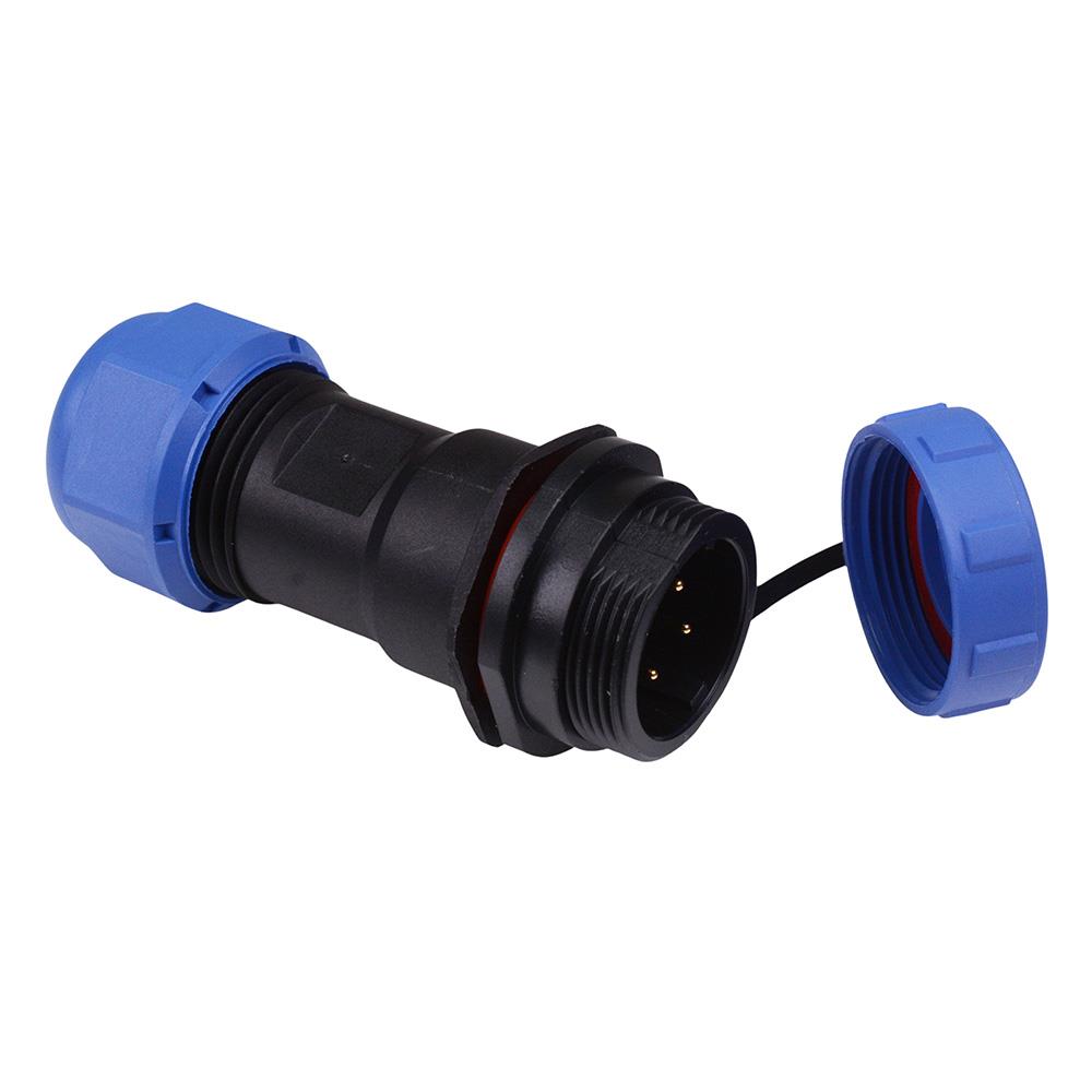 4 Pin Waterproof W17 Male Socket Cable Connector IP68 5A — Switch ...
