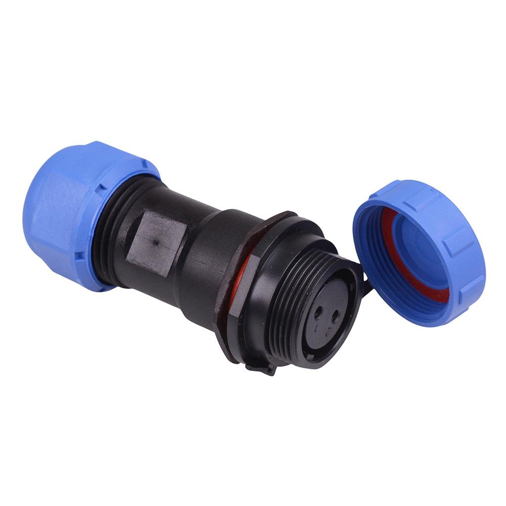 2 Pin Waterproof W17 Female Socket Cable Connector IP68 — Switch ...