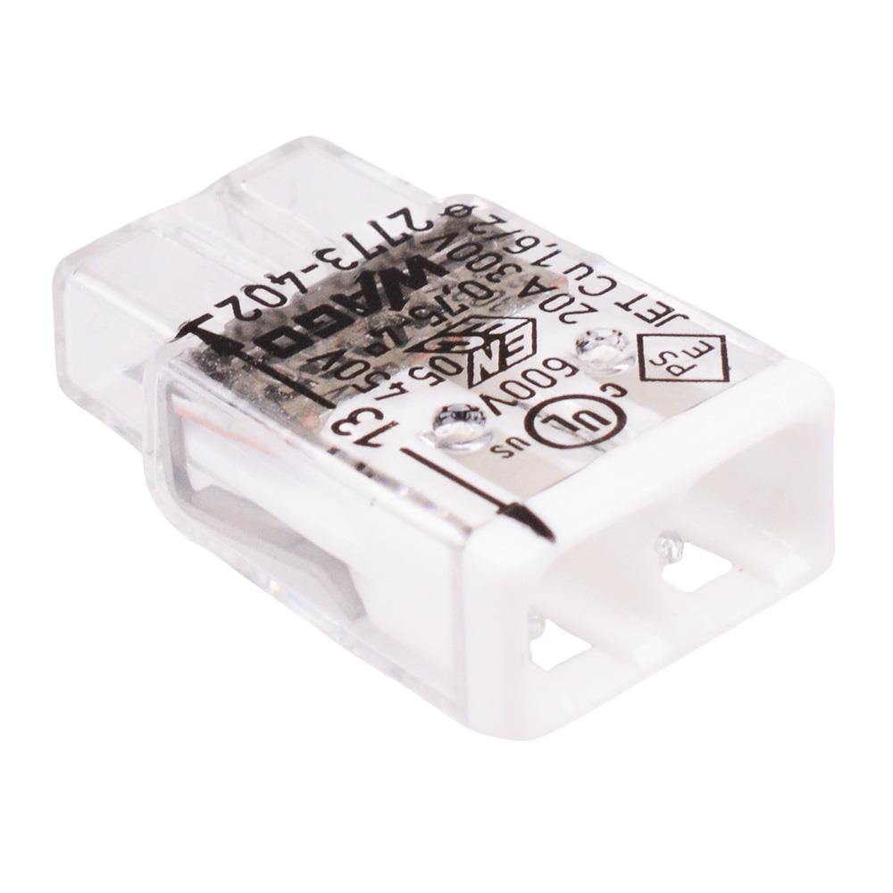 2773-402 WAGO Compact 2 Way Push Wire Connector 32A — Switch ...