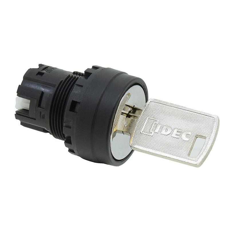 YW1K-3A 22mm 3 Position Maintainted Key Switch Head IDEC — Switch ...