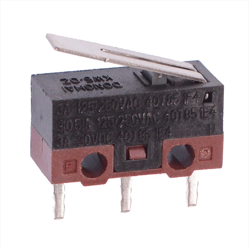 12mm Lever Subminiature PCB Microswitch SPDT 3A — Switch Electronics ...