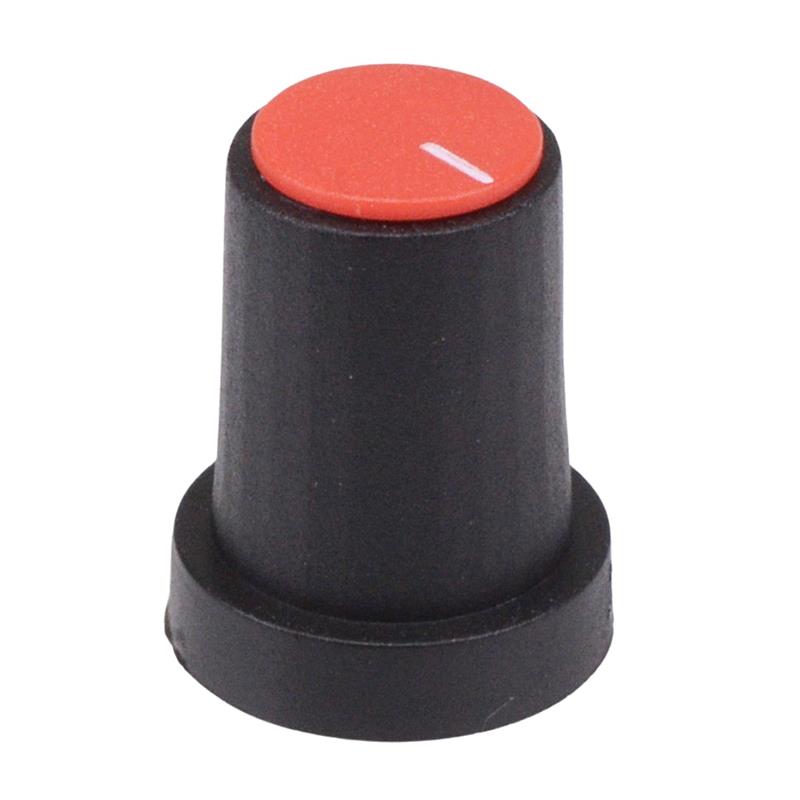 Red 6mm Splined Shaft Knob 18 x 14mm CLIFF K85 — Switch Electronics ...