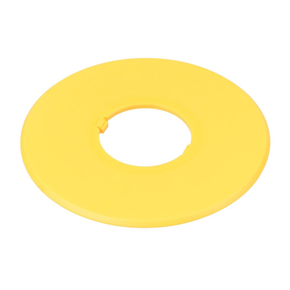 HWAV-0-Y Yellow Legend Plate for 22mm Emergency Stop Switches IDEC ...