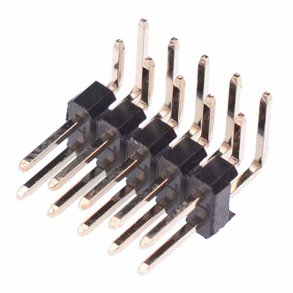 10-Way Double Row Right Angle Male Header 2.54mm — Switch Electronics ...