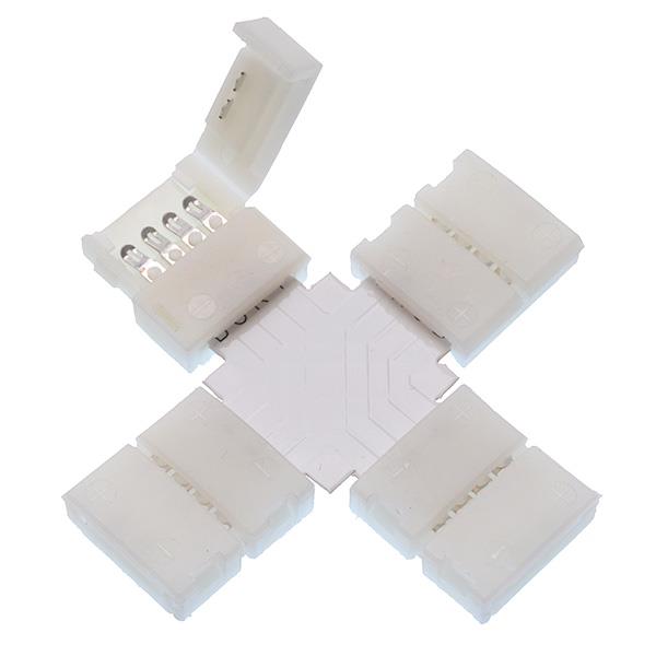 4 Way RGB 10mm LED Strip Connector — Switch Electronics | Your One Stop ...