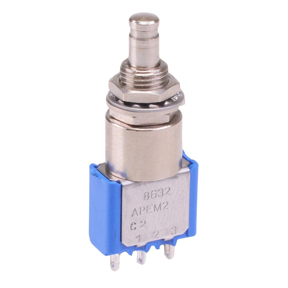 8632A On-(On) Momentary Miniature Push Button Switch SPDT 4A 30VDC APE ...