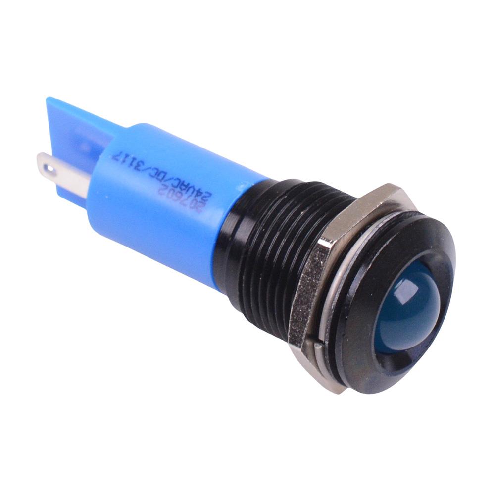 Q16P1BXXB24AE Blue Prominent 16mm 24V LED Panel Indicator IP67 APEM — Switch Electronics | Your ...