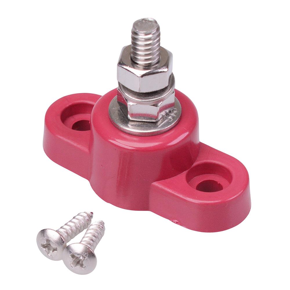 Red Positive 6mm Power Distribution Post 150A — Switch Electronics ...