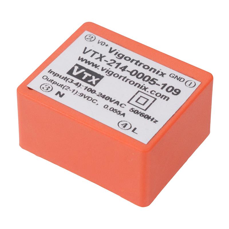9V AC-DC 0.5W Single Output Power Supply VTX-214-0005-109 — Switch ...
