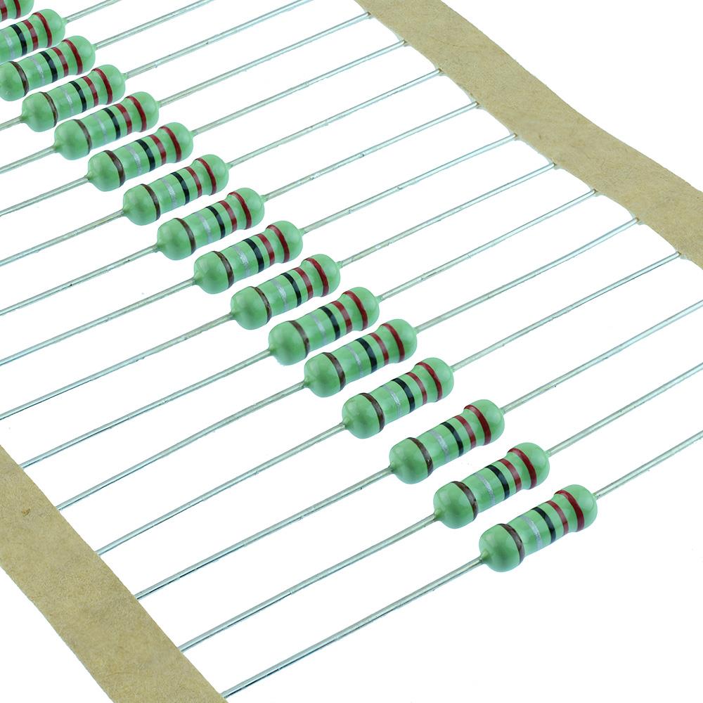 8r2 0.5W Metal Film Resistor 1% - Pack of 50 — Switch Electronics ...