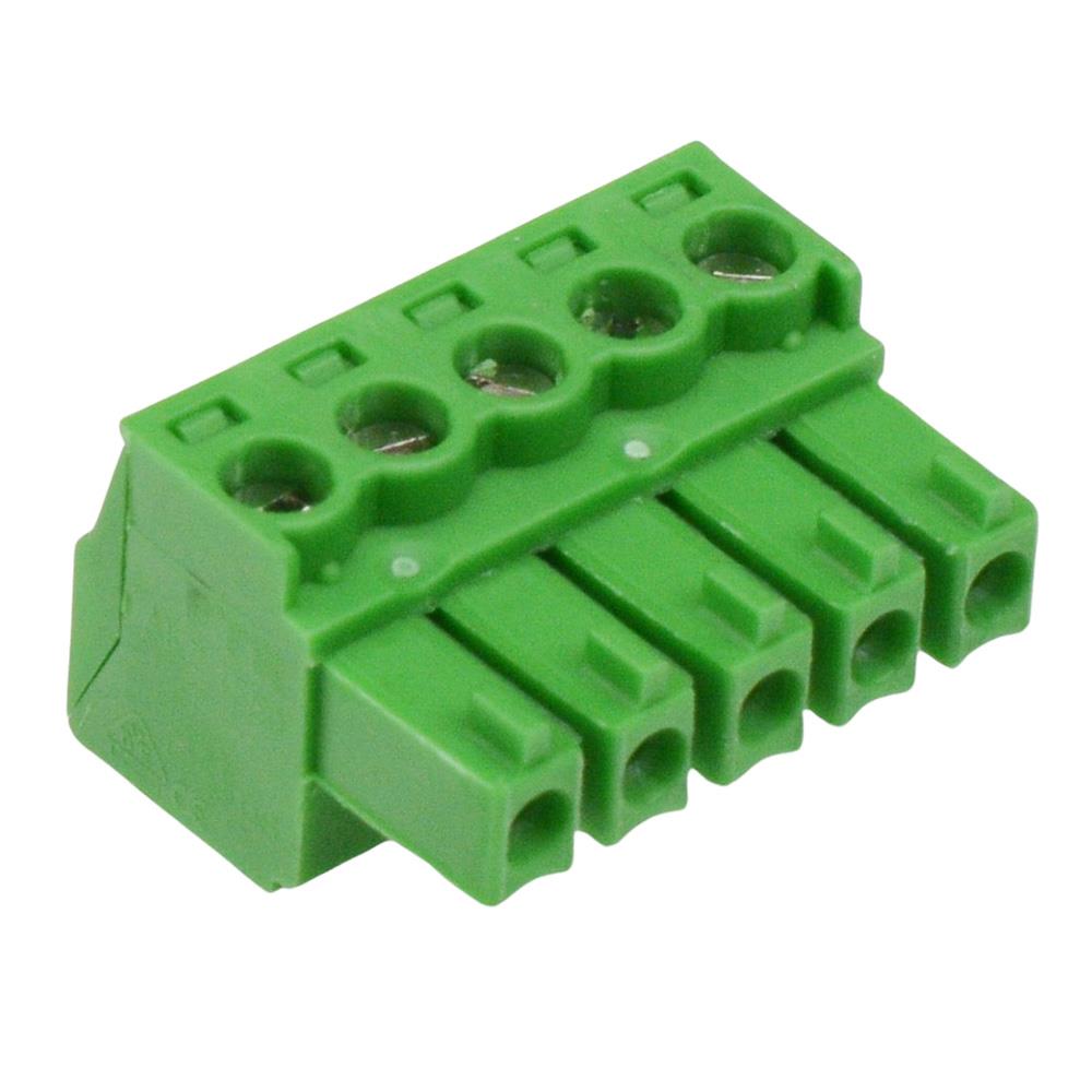 5-Way 3.81mm Right Angle Pluggable Terminal Block 8A 300V — Switch ...