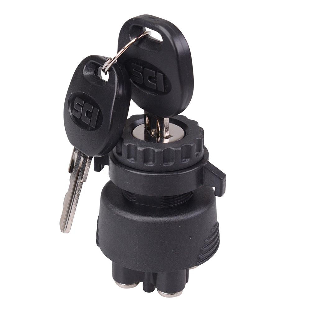 Off-On-(On) Automotive 22mm Ignition Key Switch 15A 12V K3-33B1-07 ...