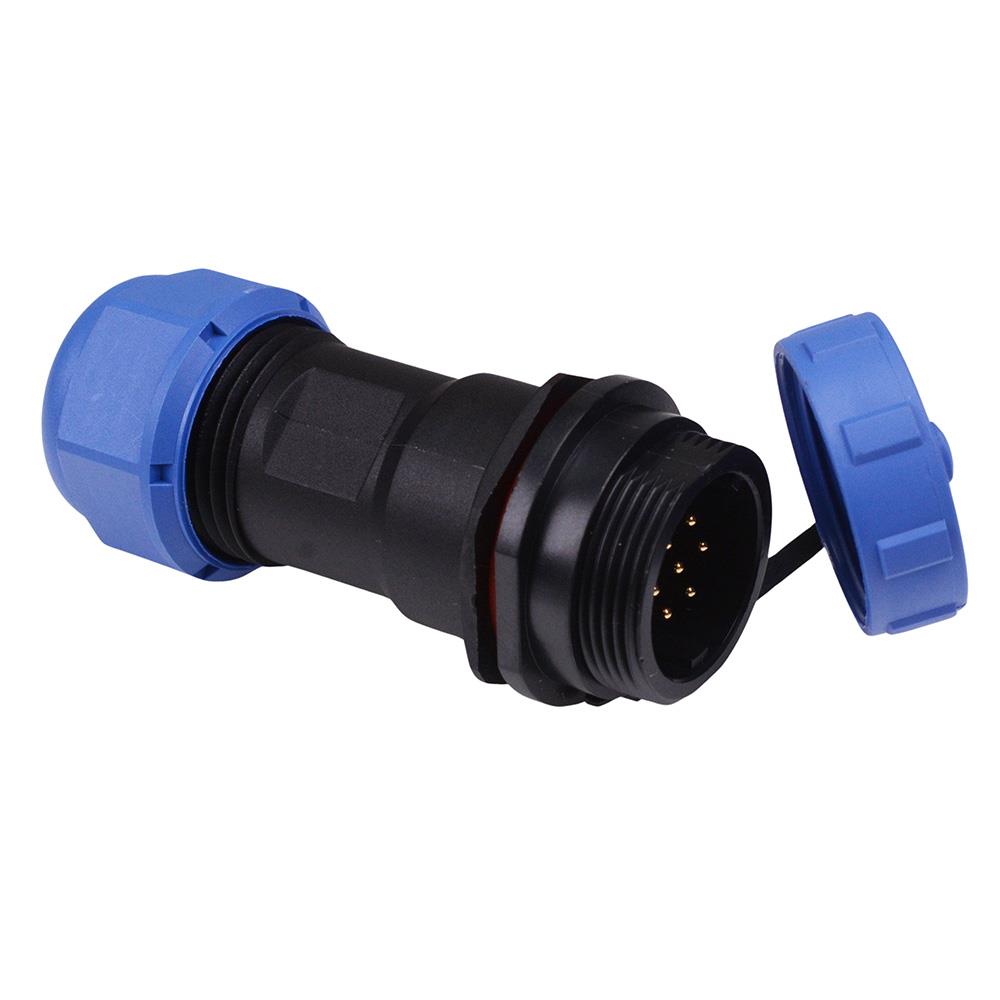 7 Pin Waterproof W17 Male Socket Cable Connector IP68 5A — Switch ...