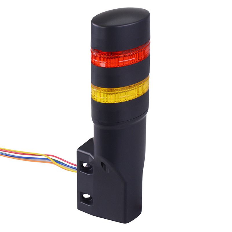 LD6A-2WQB-RY Red/Yellow Stack Light LED Tower Wall Mount 24VAC/DC IDEC ...