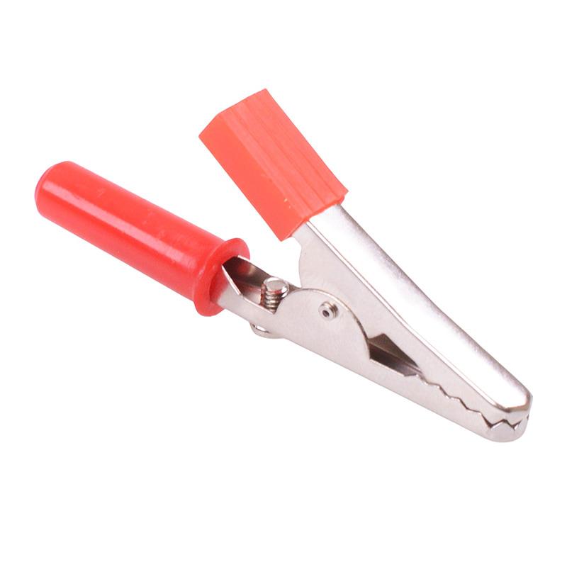 Red 51mm Alligator Clip Connector 10A — Switch Electronics | Your One ...