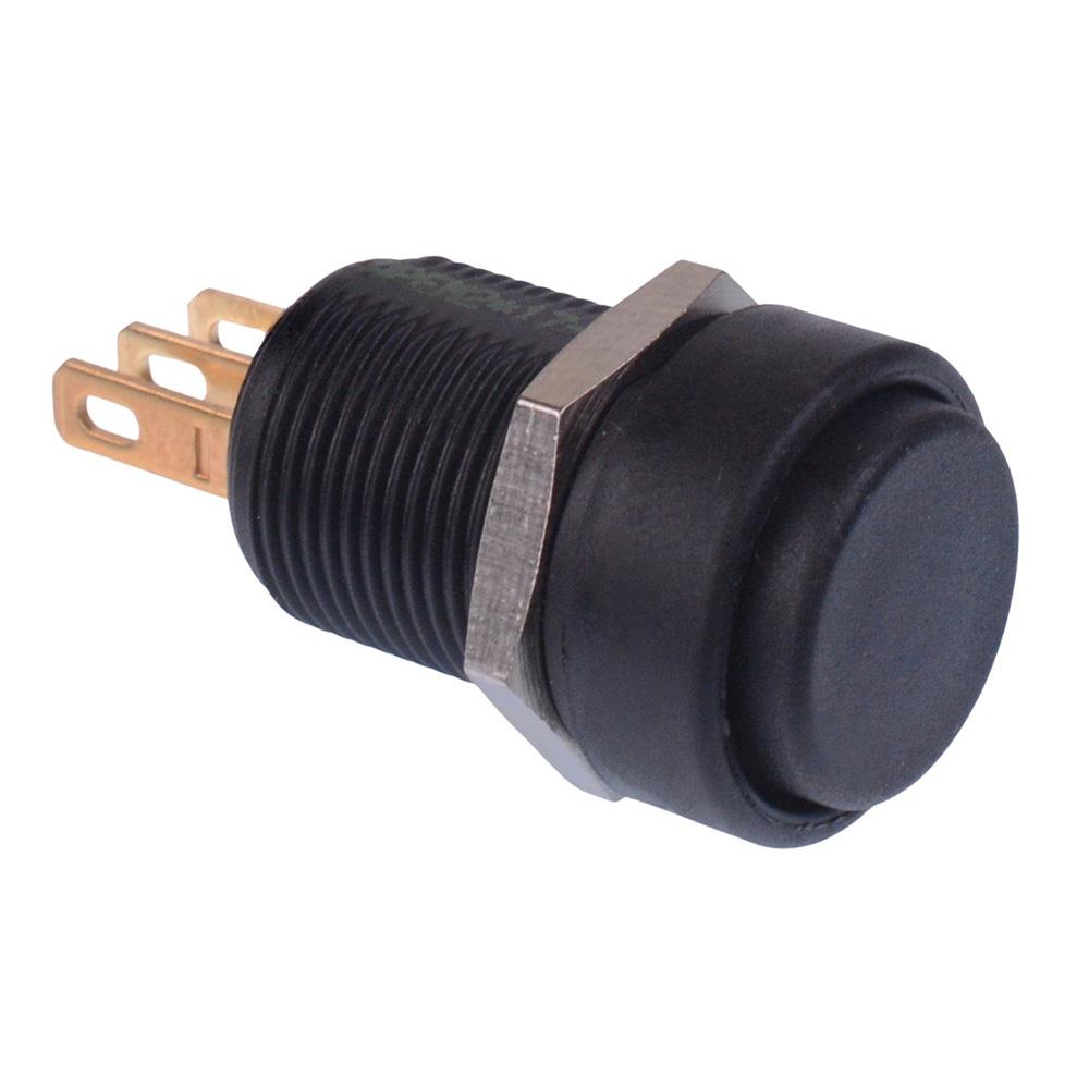 IMP7Z422234 APEM Black Momentary 12mm Push Button Switch SPDT IP67 — Switch Electronics | Your ...