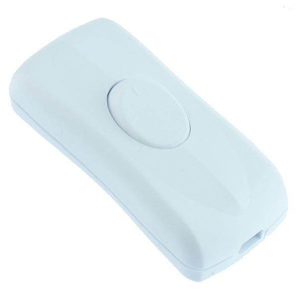 White Inline Rocker Cord Switch 1A — Switch Electronics | Your One Stop ...