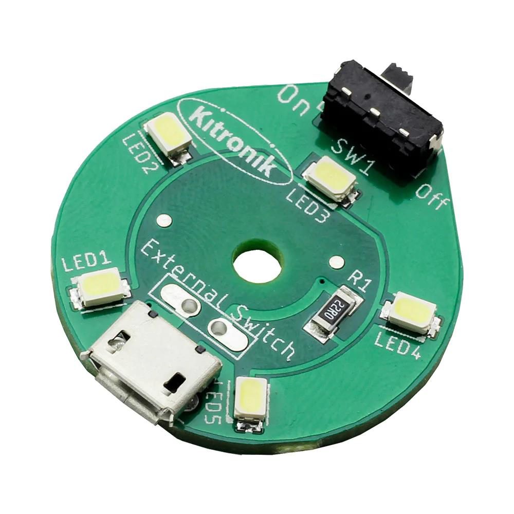 Kitronik Round USB White LED Lamp — Switch Electronics | Your One Stop ...
