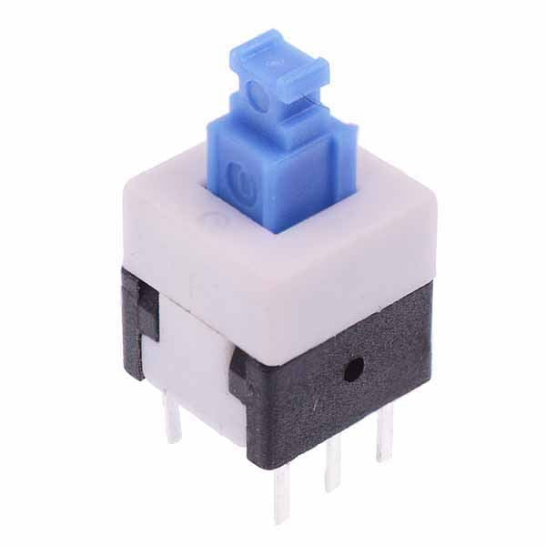 8x8mm Latching PCB Push Switch 0.1A 30VDC — Switch Electronics | Your ...