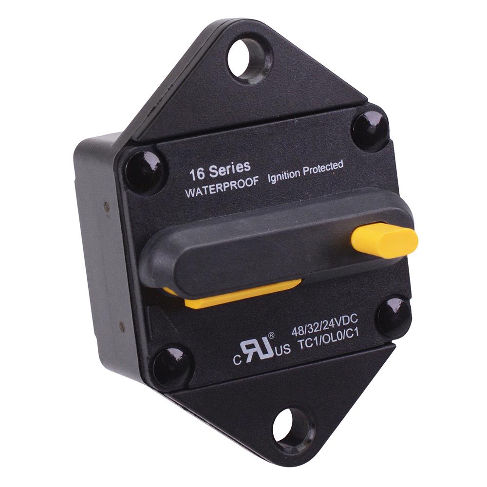 125A Panel Mount Switchable Manual Reset On-Off Circuit Breaker IP66 ...