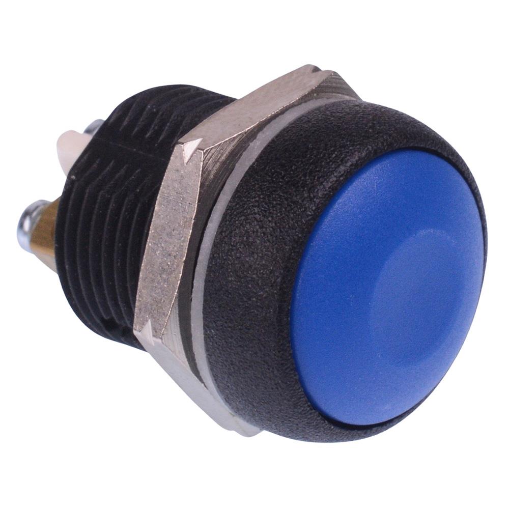IRR3V2B2 APEM Dark Blue Round 16mm Momentary NO Push Button Switch IP6 ...