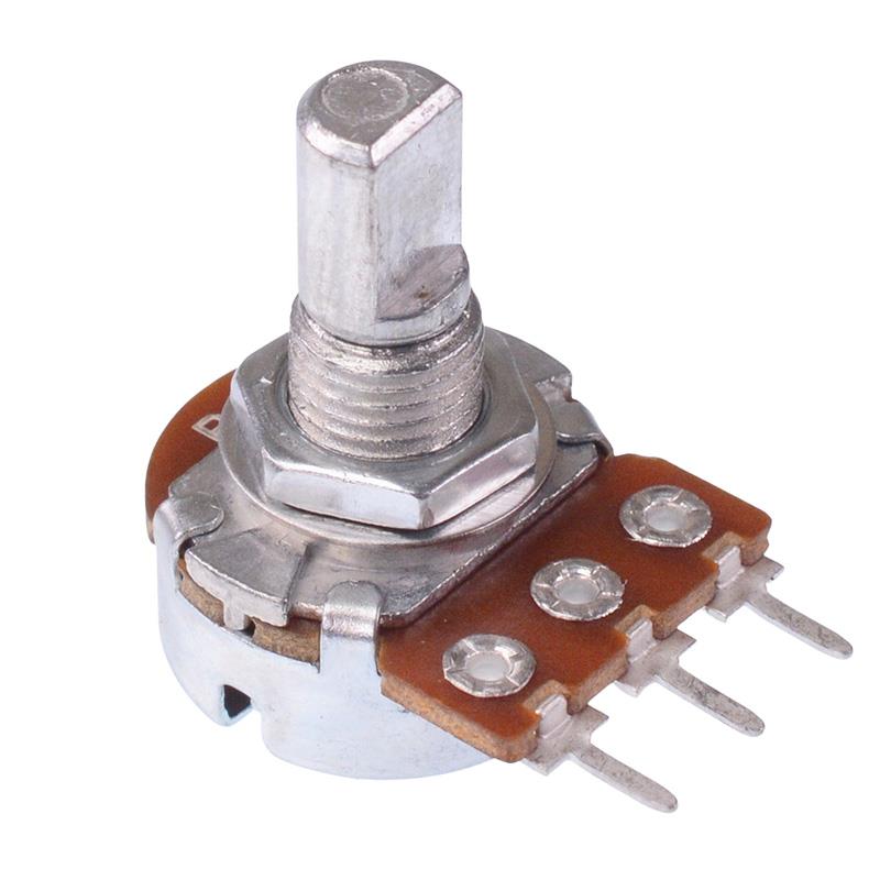 220K 16mm Linear Splined Potentiometer D Shaft — Switch Electronics ...