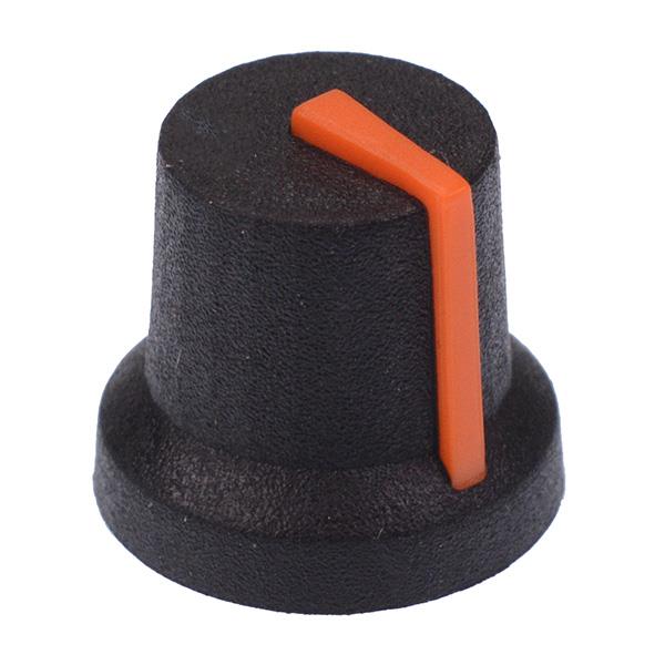 Orange Soft Touch 6mm Splined Knob K87MBR — Switch Electronics | Your ...