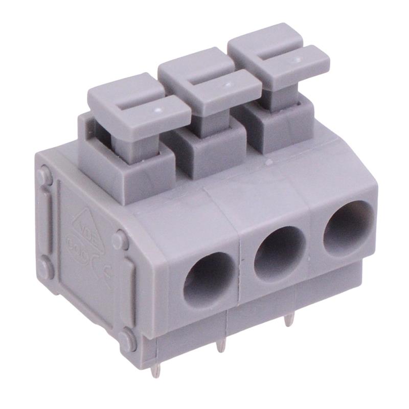 3-Way 5.00mm Push-In PCB Terminal Block 5A 300V — Switch Electronics ...