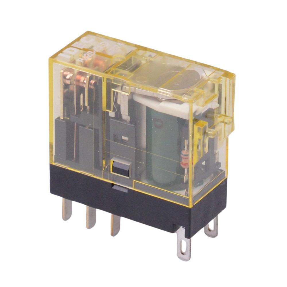 RJ2S-CLD-D24 24VDC Plug In Slim Power Industrial Relay Diode 8A DPDT I ...