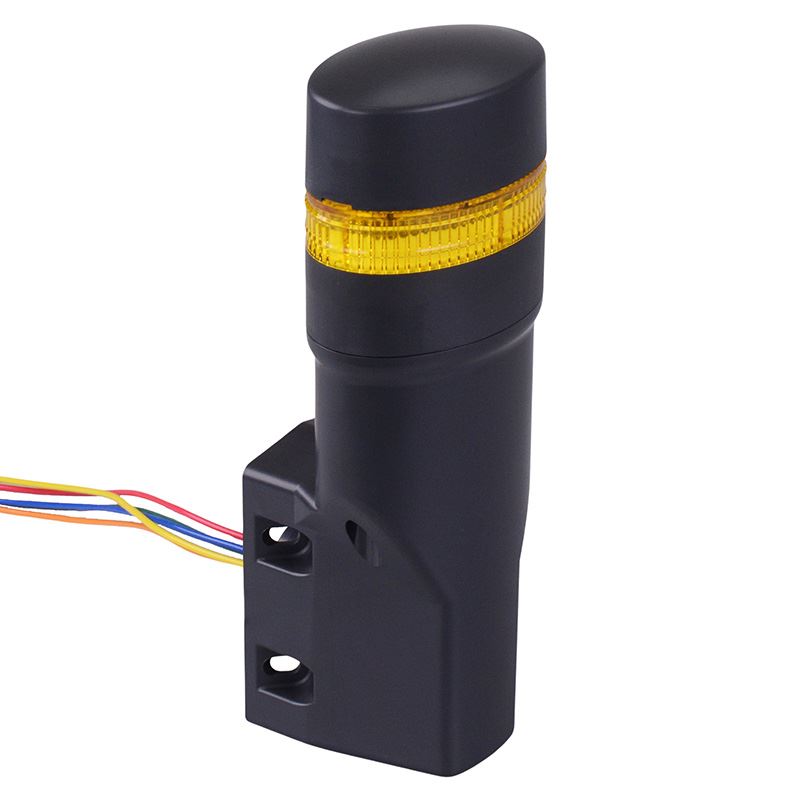 LD6A-1WQB-Y Yellow Stack Light LED Tower Wall Mount 24VAC/DC IDEC ...