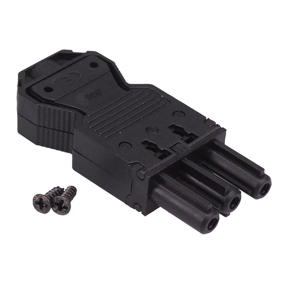 3 Pole Female Lighting Connector 16A 600V — Switch Electronics | Your ...
