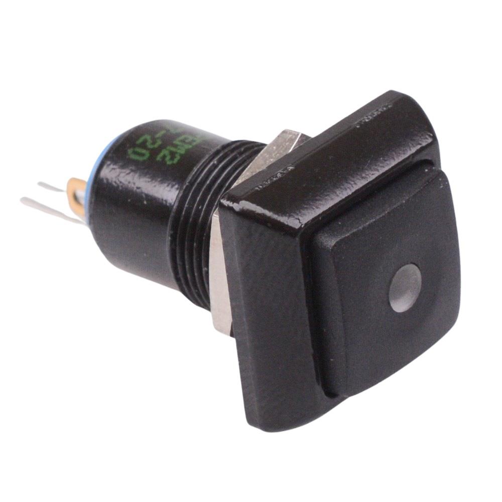 IPC1SAD2L0Y APEM Yellow LED Black Square Latching 12mm Push Button Swi ...