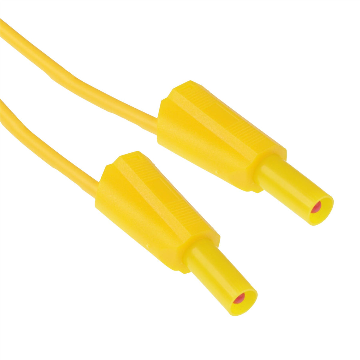 Yellow 4mm Shrouded Test Lead Plug 100cm — Switch Electronics | Your ...