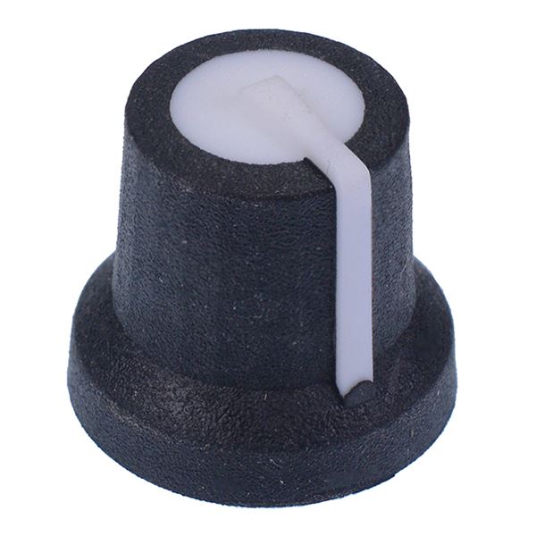White Soft Touch 6mm Splined Knob K87MAR — Switch Electronics | Your ...