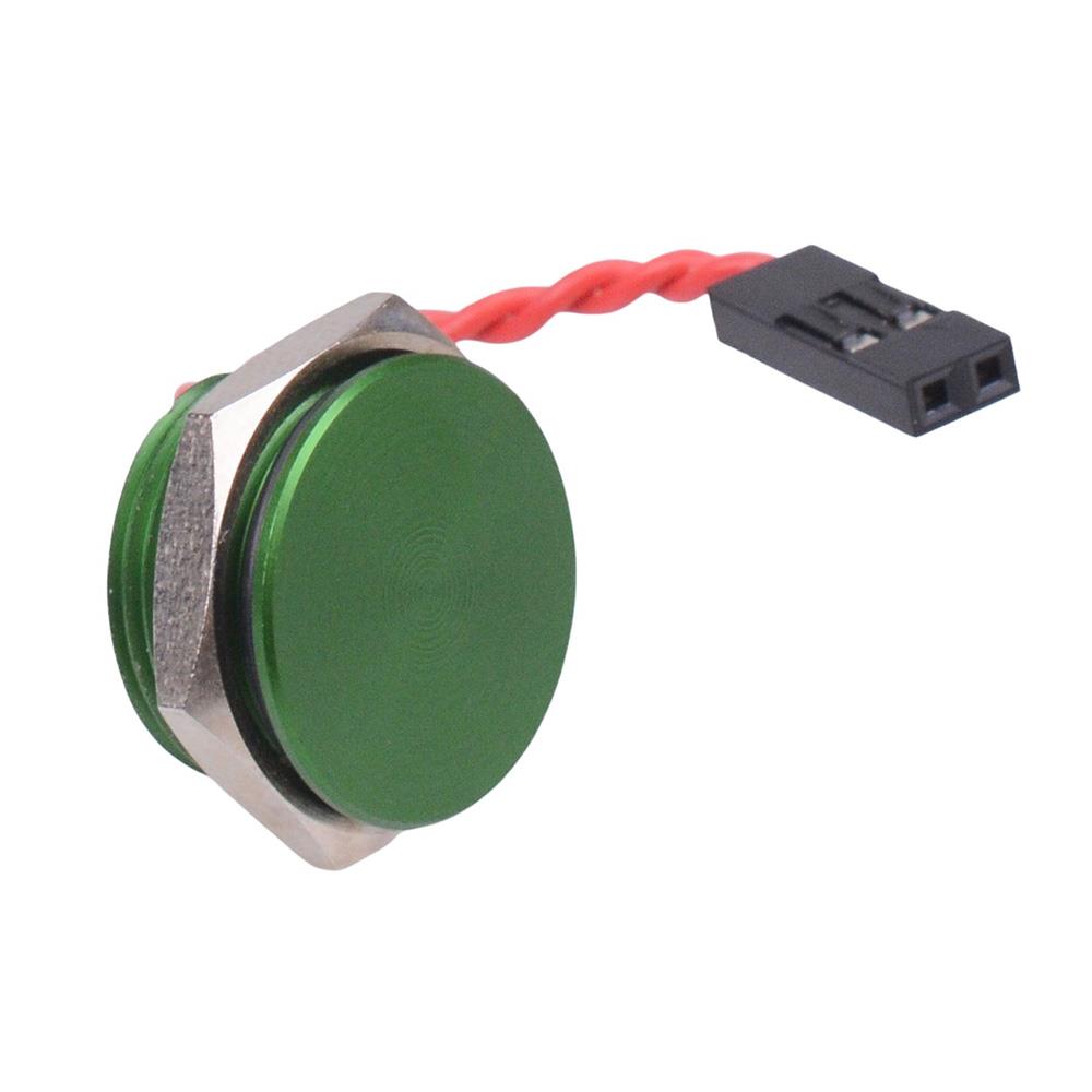 PBAT5AF3000 APEM Momentary NO 16mm Green Piezo Switch Prewired IP68 ...