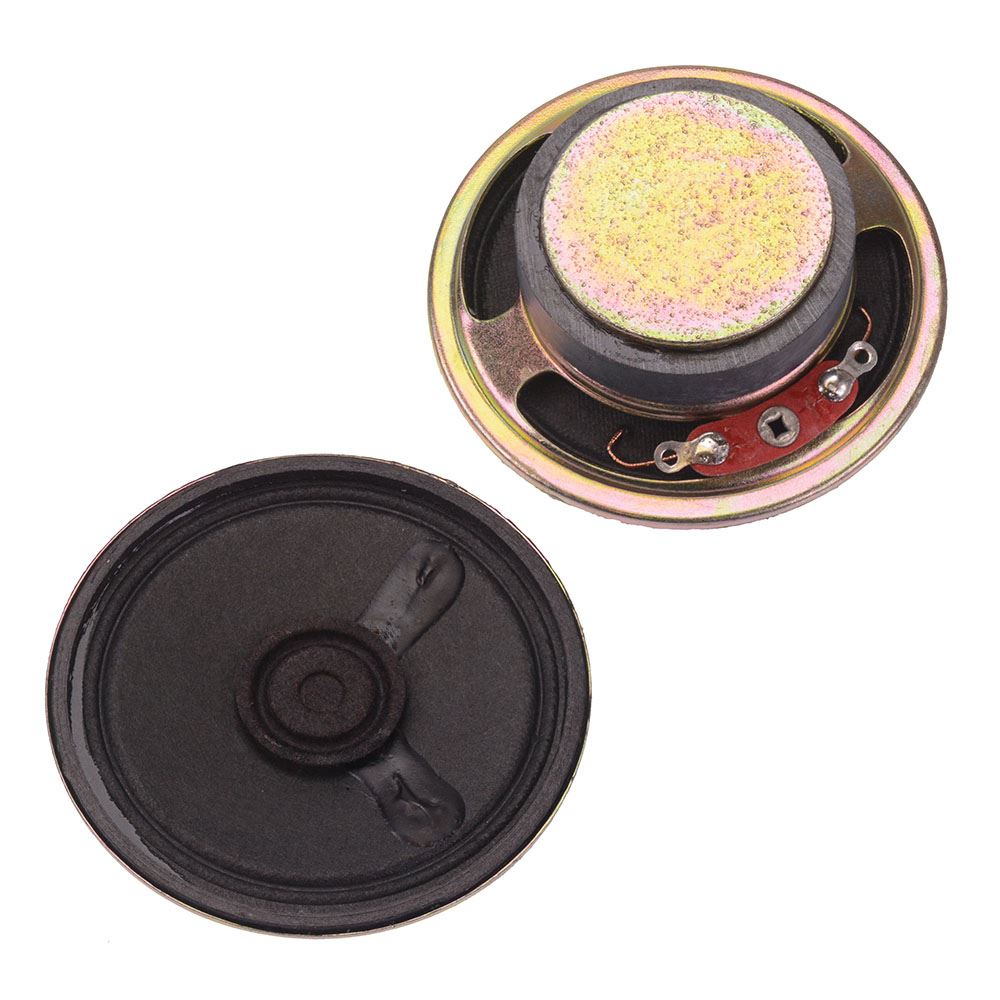 8 Ohm Miniature Mylar Cone 0.25W Speaker 50mm x 16mm — Switch ...