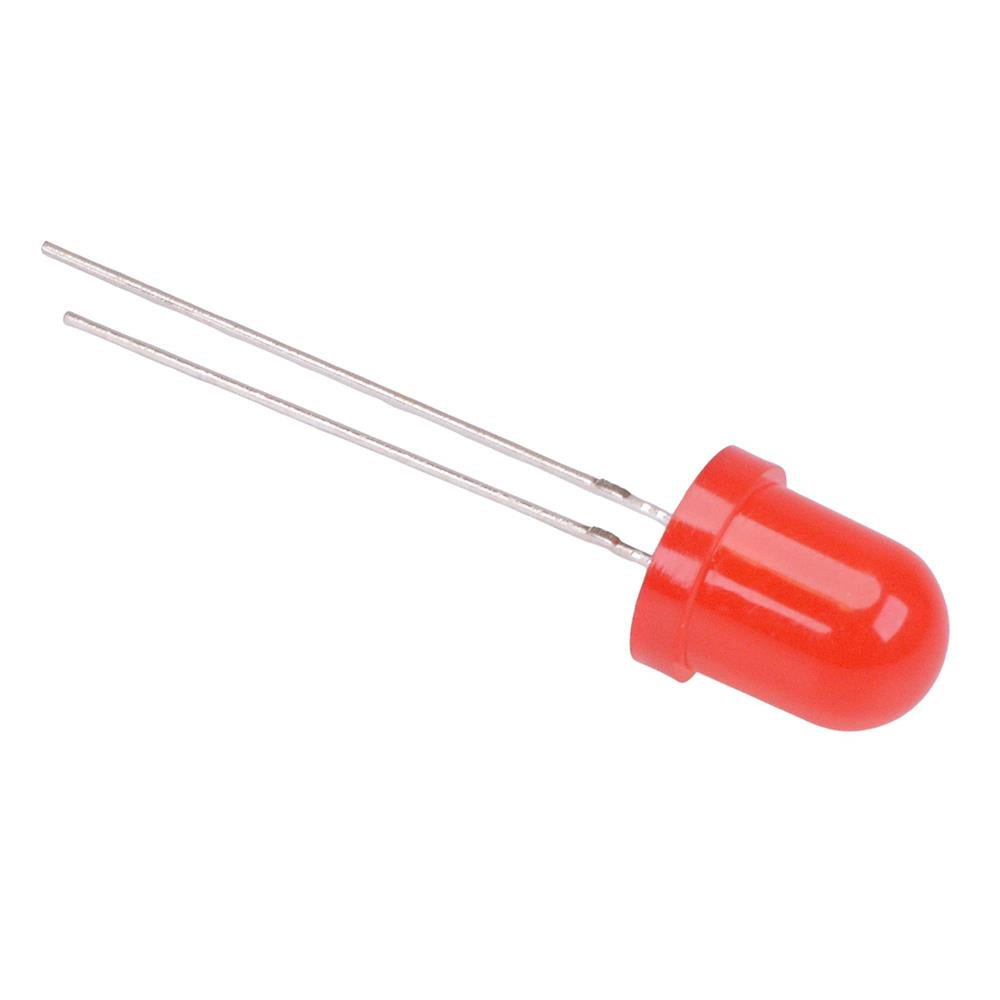 Red 8mm LED Diffused Lens 780mcd 60° — Switch Electronics | Your One ...