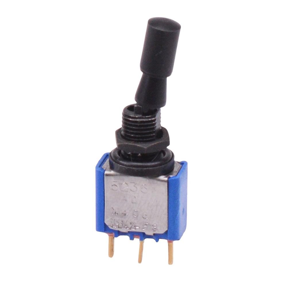 5236ADGB-2VX408 APEM Black On-On Miniature Toggle Switch Locking Lever ...